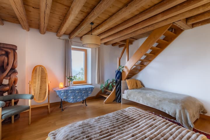 Chambre Triple, Vue Panoramique - 15min De Genève - Geneva