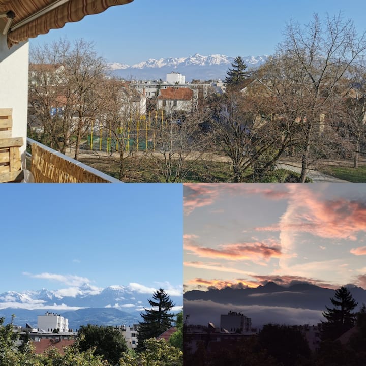 Chambre Calme Proche Gare - Grenoble