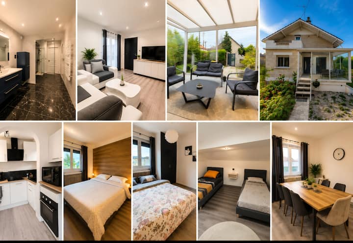 Grande Maison Dijon  10 Pers  7 Lits  Parking - Dijon