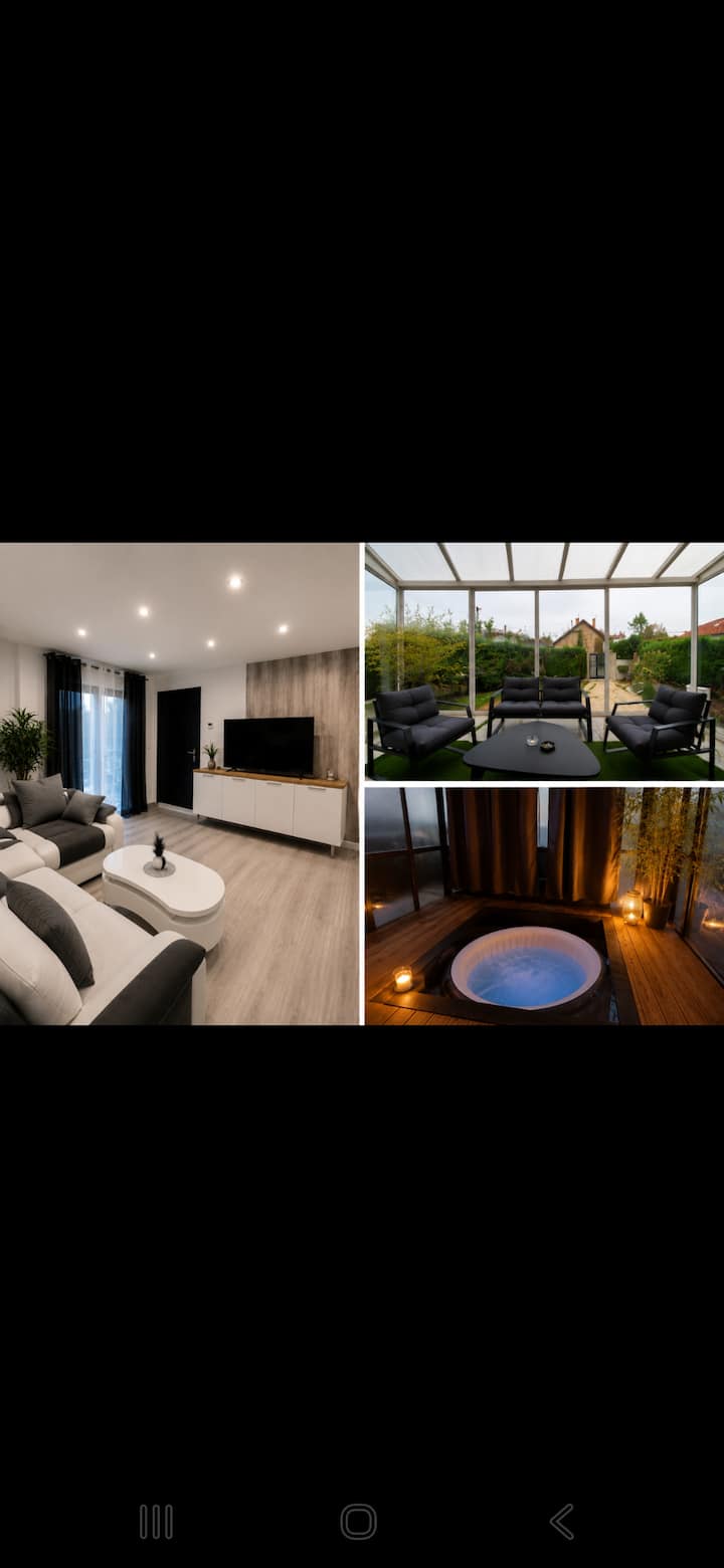 Grande Maison Dijon • 10 Pers • 7 Lits • Parking - Dijon