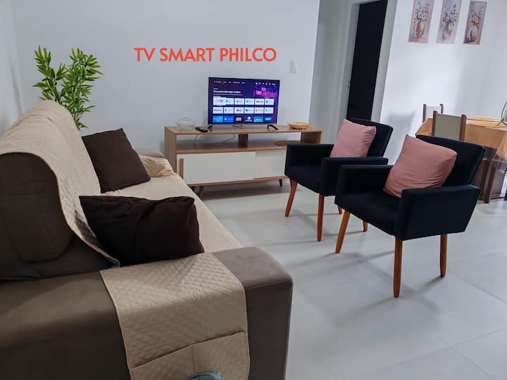 Apto Central |2qtos|wifi|tvsmart|70m Da Praia! - Balneário Camboriú