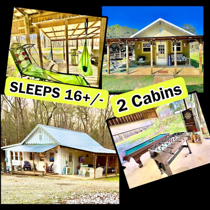 2 Cabins - Sardis Lake - Mississippi