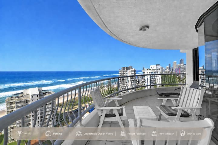 Breathtaking Ocean View 3bedroom Apt With Parking - Gold Coast