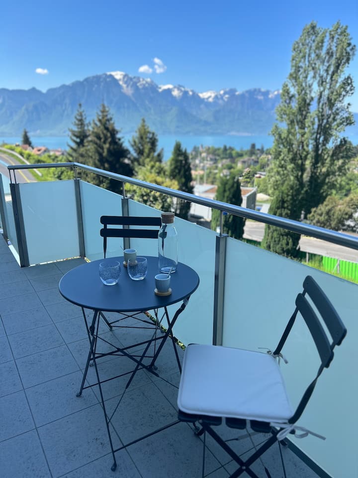 Vue Panoramique Avec Jardin - Montreux