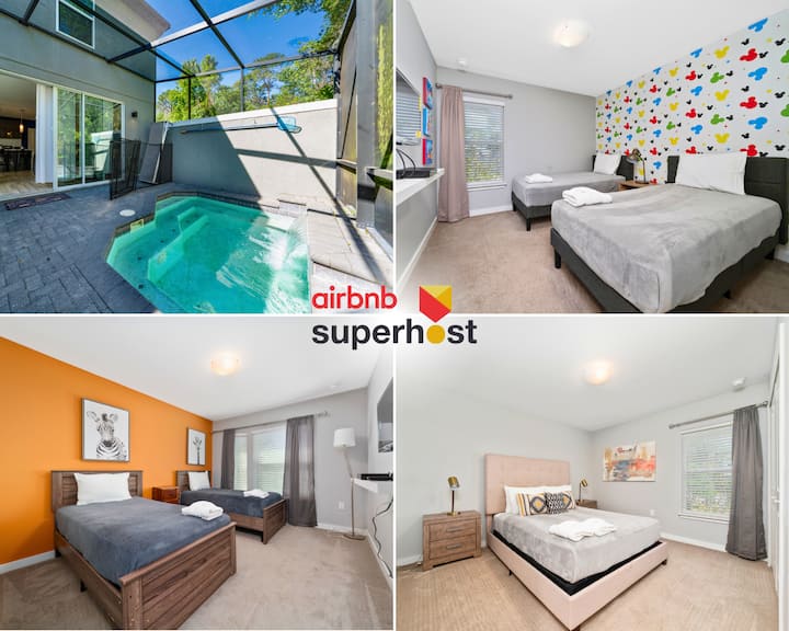 Magical Days & Cozy Nights: 4bdhome With Pool&bbq! - Kissimmee, FL