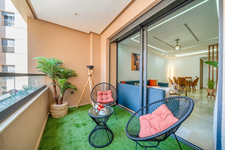 Eden De Luxe Centrale2brterrasse3mingueliz&cosy - Marrakech