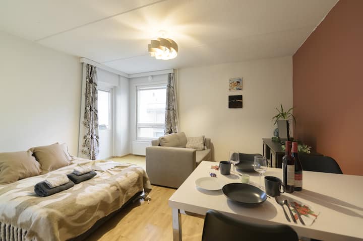 Comfy Studio – Near Airport - Flexible Check In - Vantaa