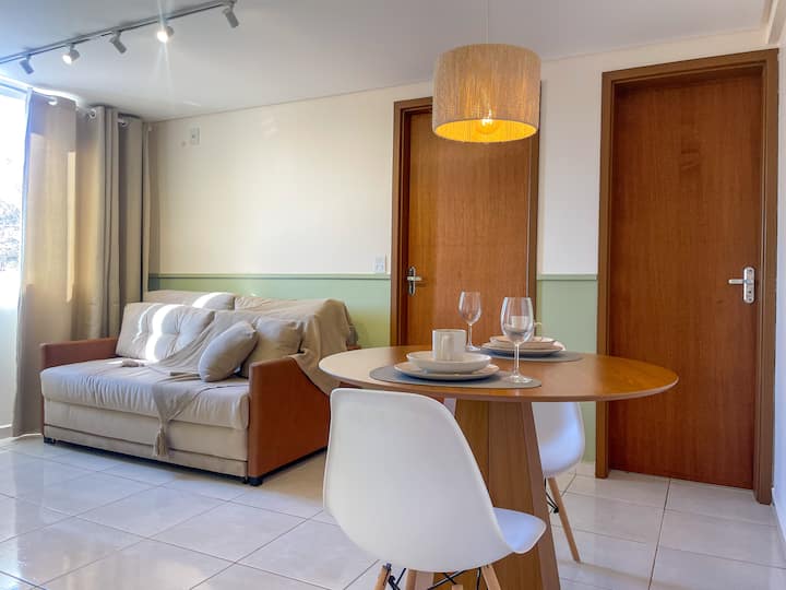 Espaço Acolhedor Com Ar Cond. + Garagem + Elevador - Cascavel