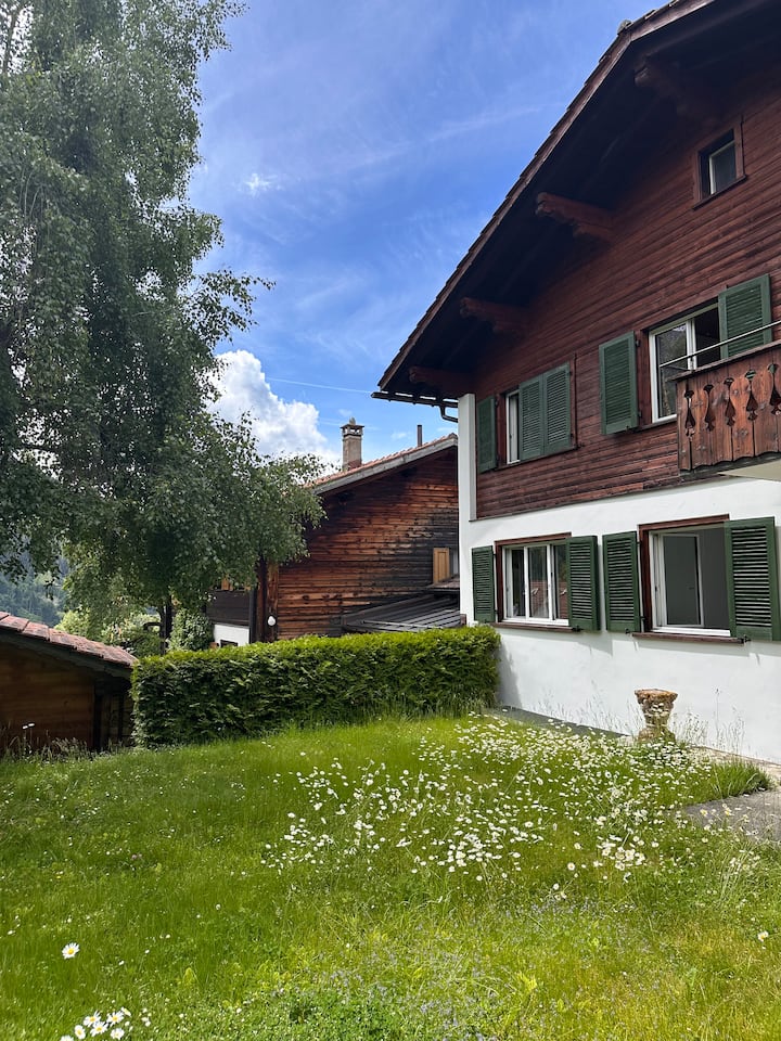 Sunny Garden Apartment In Klosters - Partenen