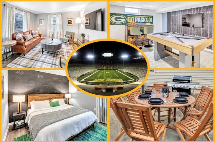 Walk To Lambeau! 3 Br Home - Lovely Neighborhood - Green Bay, WI