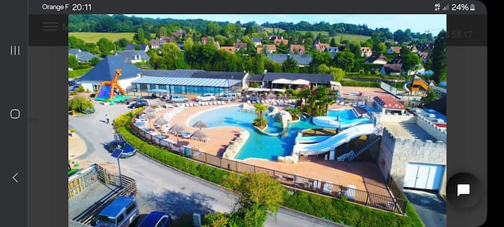 Logement 6/8 Pers. Camping 5* - Villerville