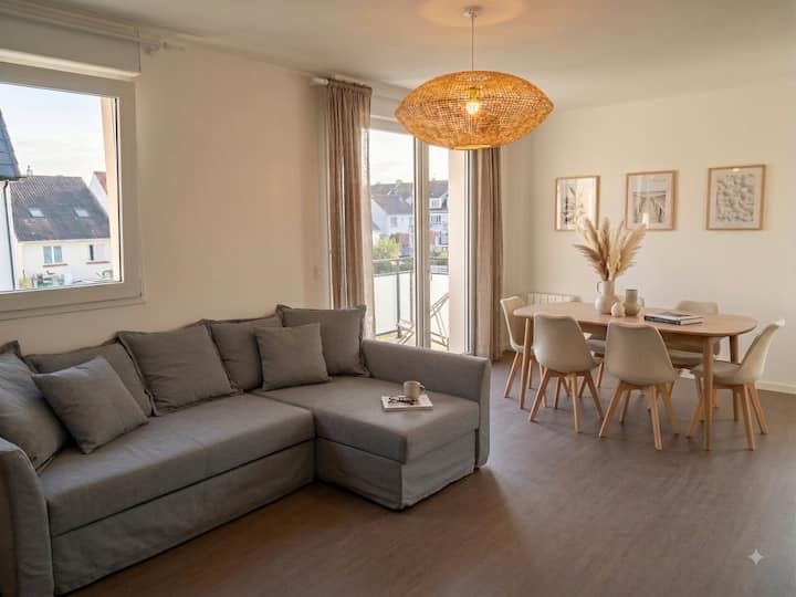 Appartement T3, Tout Confort, à 500 M De La Plage - Berck