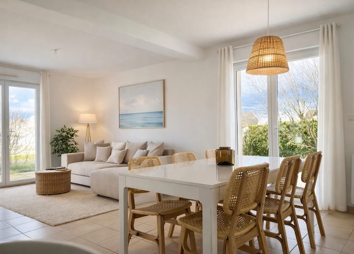 Maison Familiale 8 Pers – Jardin, Plage & Nature - Dives-sur-Mer