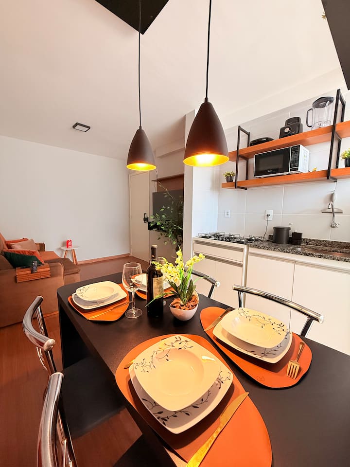 Apt Queridinho Dos Hóspedes | Wi-fi + Garagem - Uberaba