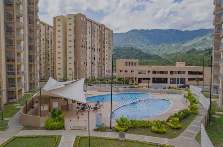 Apto Nuevo Con Aire, Piscina, Jacuzzi, Barril. - Villeta