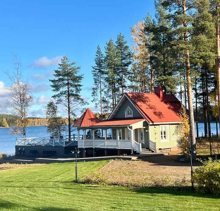 Villa Ruusula Rantatalo Luonnotar Saimaan Rannalla - Joensuu