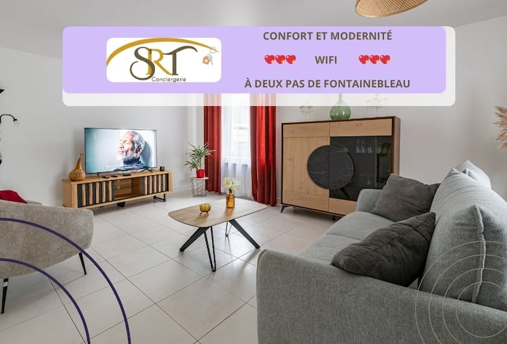 La Rochoise - Parking, Wifi, Proche Fontainebleau - Montereau