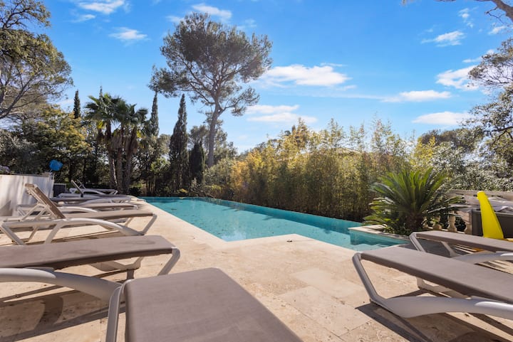 Villa 10 Pers Fréjus. Jardin. Piscine. Calme. Clim - Fréjus Plage