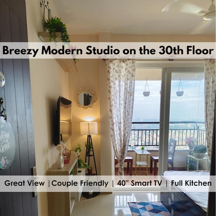 Ac Breezy Modern Studio On A Highrise - Urban Iris - Bengaluru