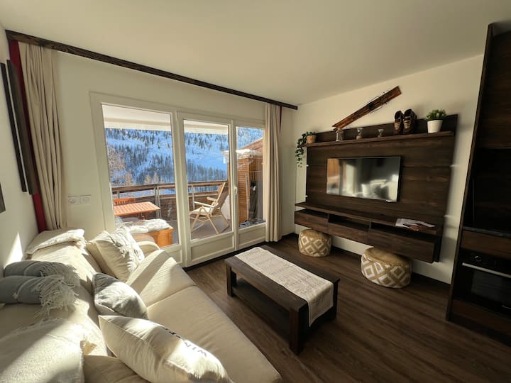 Incroyable 2 Pièces, Vue Terrasse Soleil, Piste - Isola