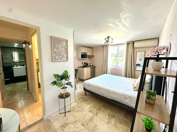 Les Appartements Du Mas - Studio Ambre - Saint-Laurent-d'Aigouze