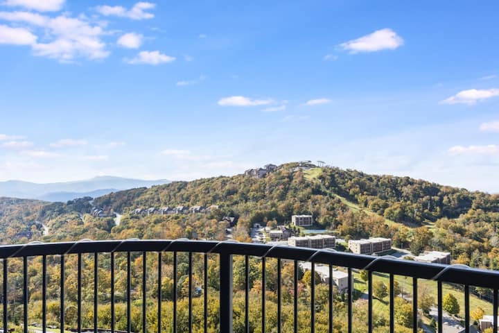 2/2 On 7th Floor In Sugartop - Views + Pool! - Sugar Mountain, NC