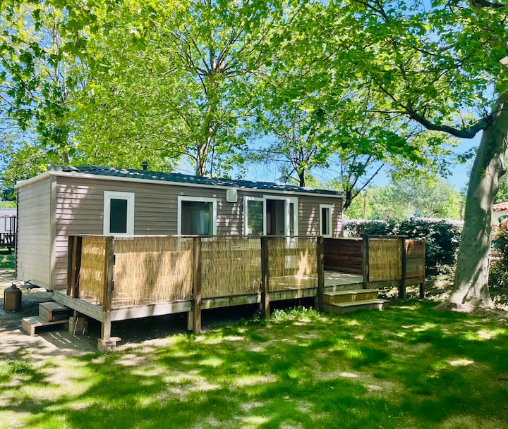Mobil-home Climatisé Et Ombragé (4 Pers.) - Costa Brava