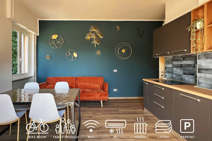 Rock'n'bike Forest - Three-room Apartment With Private Garage - Noli
