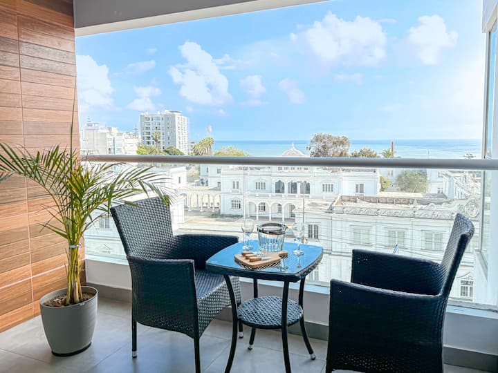 Con Vista Al Mar Y Cama Queen - Lima