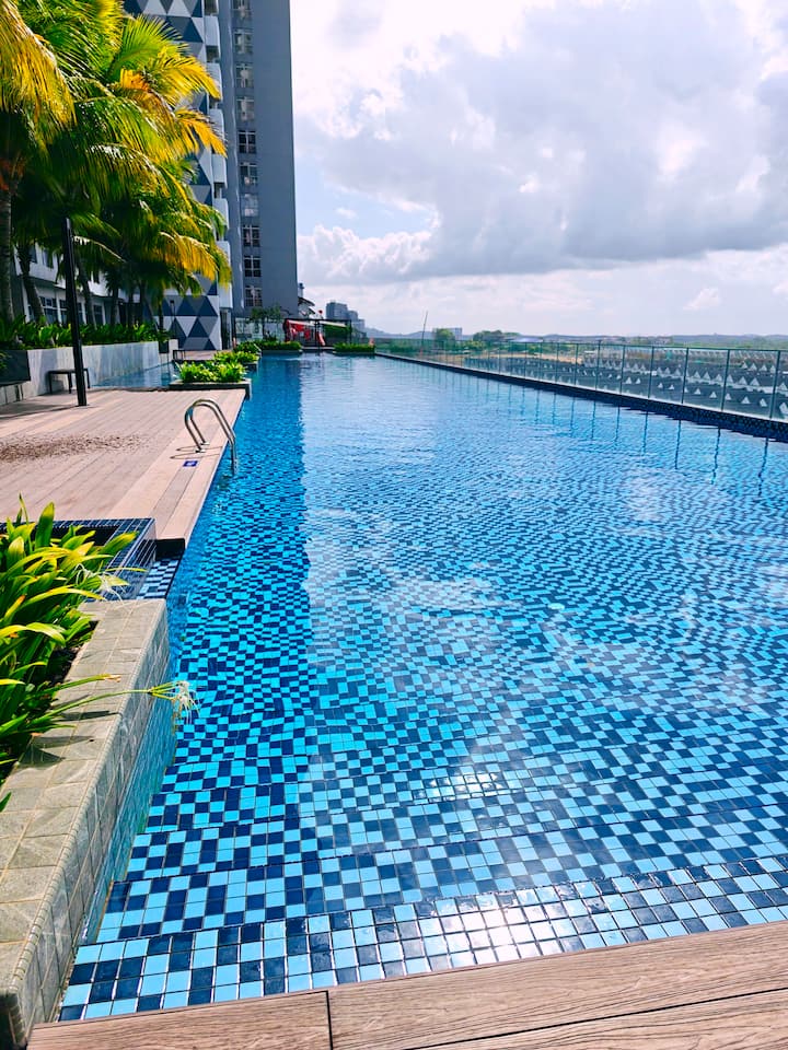 Whitespace Haven @ Bandar Seri Alam |Netflix|2+1 R - Pasir Gudang