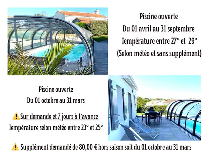 Idéal ! Piscine, Famille Et Calme - Angles