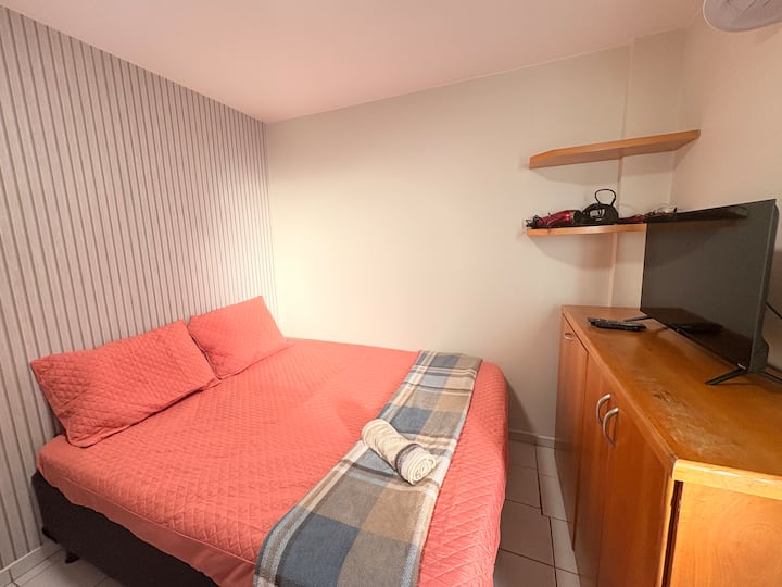 Apê Buritis Asa Norte Com Ar Condicionado - Brasília