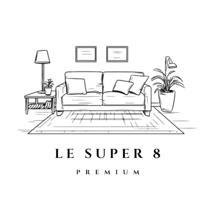 Le Super 8 – Parking Gratuit, Balcon, 100m²,wi-fi - Angers