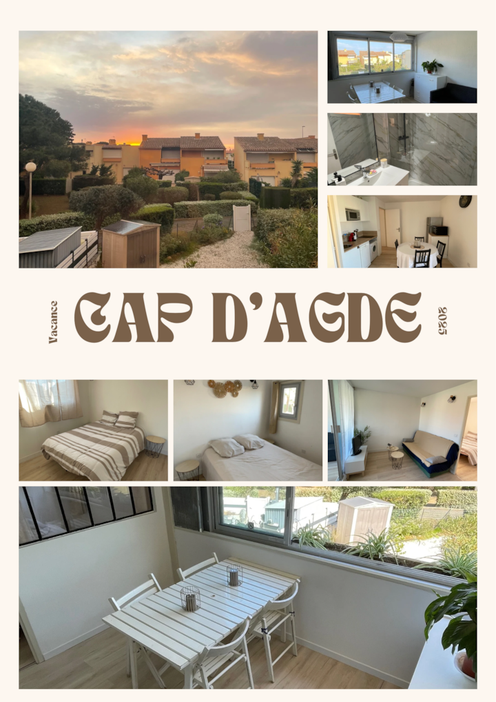Appartement 2 Chambres - Agde
