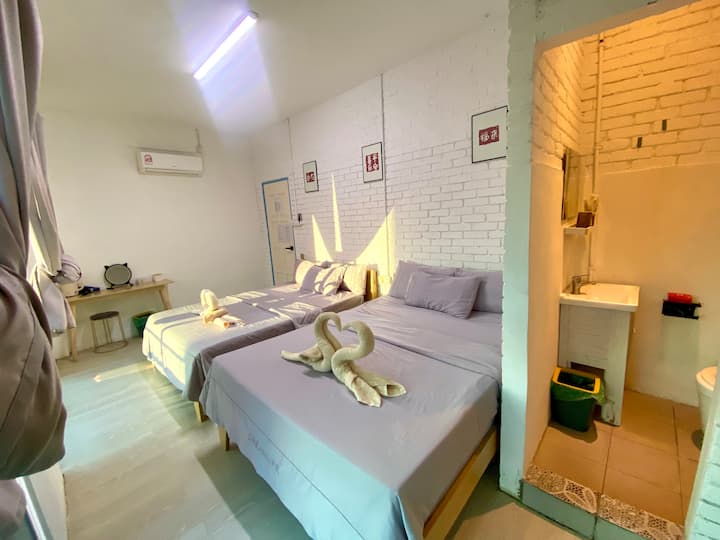 仙本那  归属仓 Belong（独卫阳台双大床1.5米+1.5米含早）9 - 仙本那