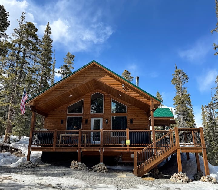 New! Snowy Pine W/mnt View, Frpit, Hottub,starlink - Alma, CO