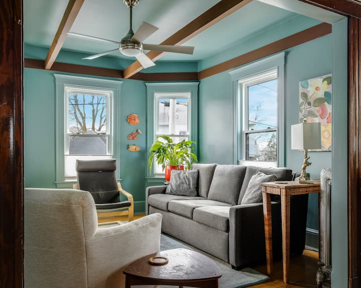 Green Line Tufts 1st Flr 2 Br King W/d Easyparking - Tufts University, Medford