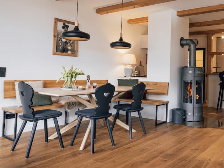 Die Watzmannsuite- Kamin & Infrarotsauna, Top Lage - Berchtesgaden