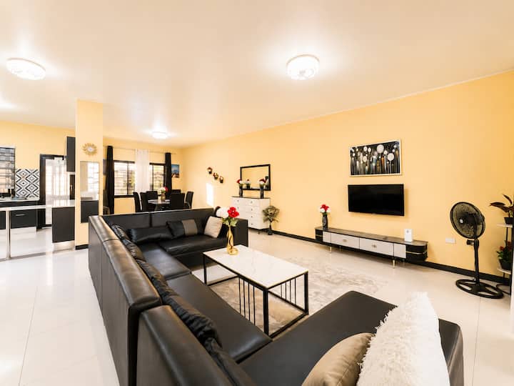 3br House | Near Us Embassy- 24/7 Solar & Security - Lusaka