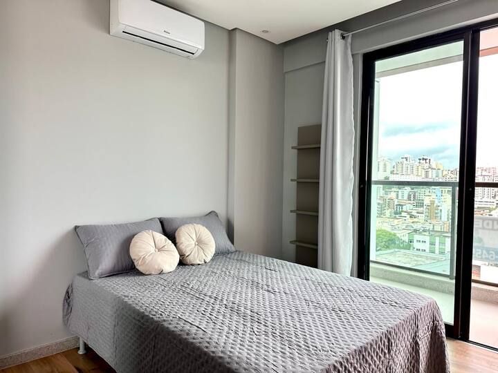 Studio Com Ar Condicionado, Garagem E Piscina - Juiz de Fora