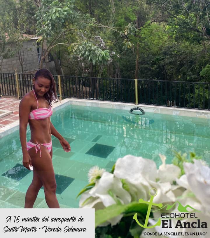 Cabañas Con Piscina Tipo Maloka - Ciénaga