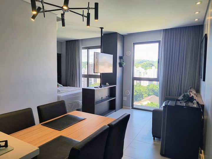 Loft Moderno 10 M Da Vila Germânica. Roftop/pisc - Blumenau