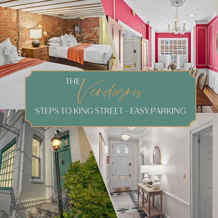 The Verdigris| 1800s Charm| Unbeatable Location - Alexandria, VA