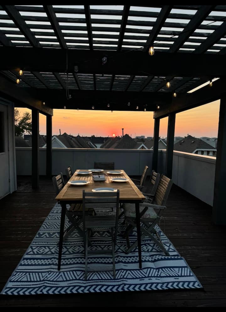 180° View Rooftop Home In Houston Heights - Houston, TX
