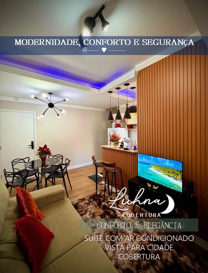 Cobertura Luhna - 3 Quartos-ar-vista-6 Pessoas - Itu