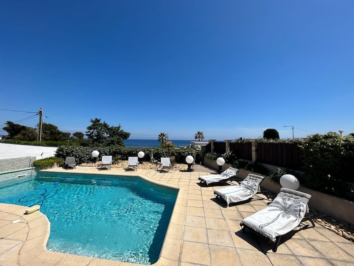 Bel Appartement 4p Dans Villa Piscine Bord De Mer - Fréjus