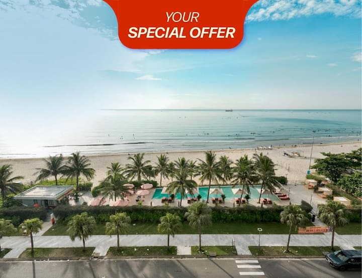 20% Off -Panoramic Ocean View Apt | Kitchen & Pool - Da Nang