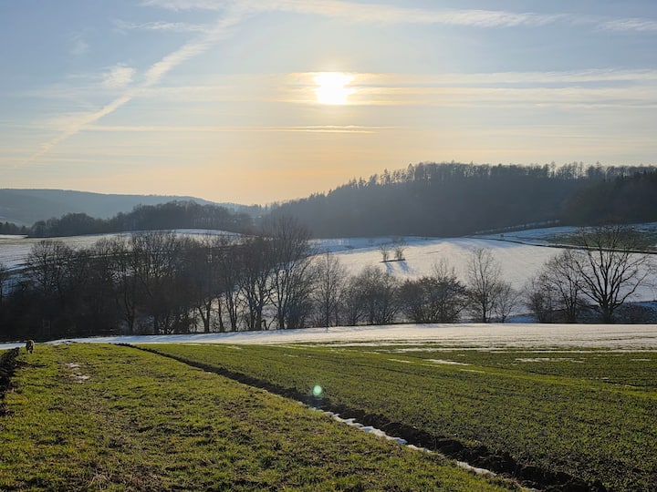 Die Orange Am Bergsee - Uslar