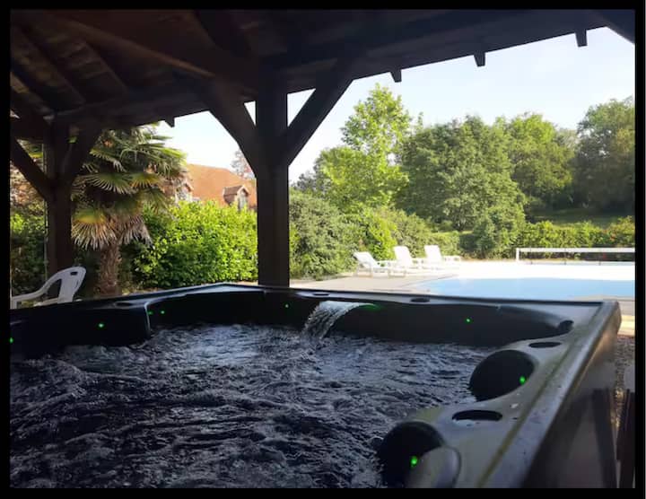 Gite Les Glycines Avec Piscine & Jacuzzi-5 Pers - Lot
