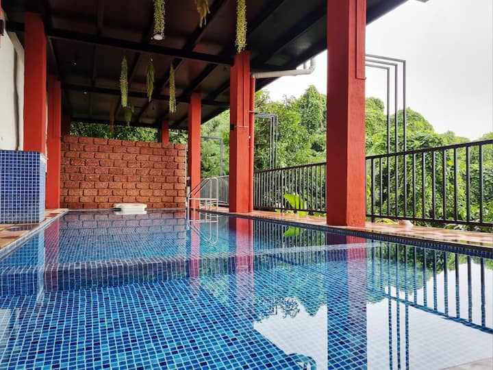 8-room | Indoorpool | Near Sea | The Sky County - Dapoli